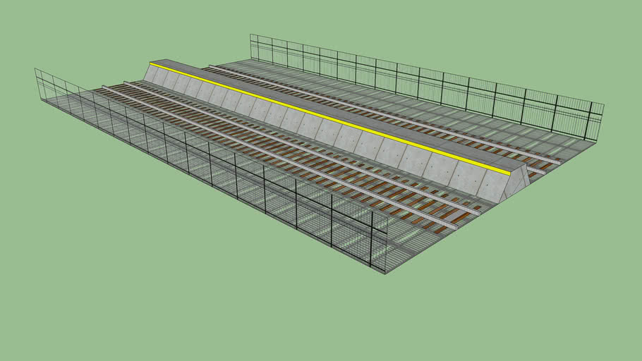 L-Train Ground Level Track | 3D Warehouse