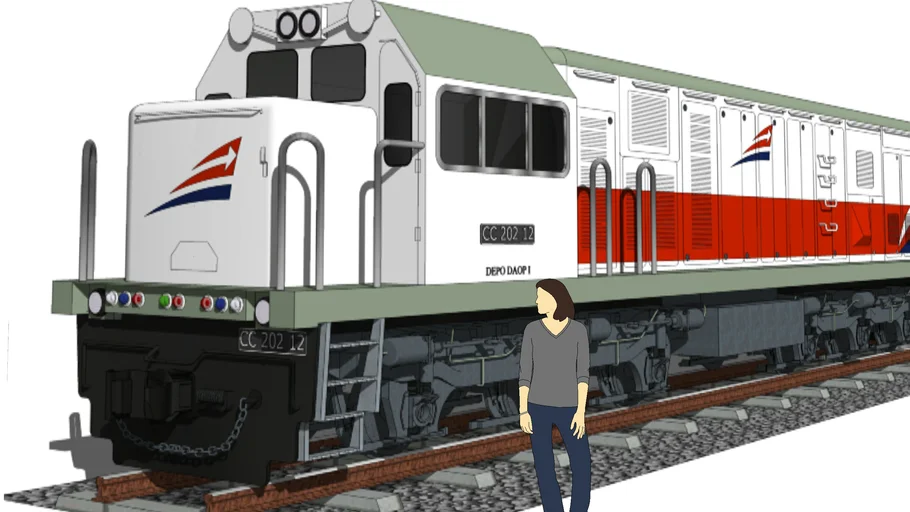 locomotive indo cc 202 | 3D Warehouse