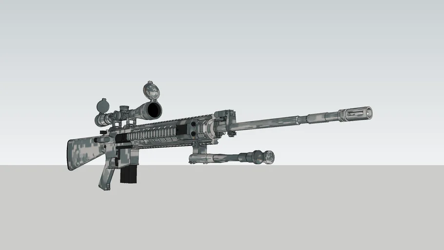 MK-12 Sniper Rifle | 3D Warehouse