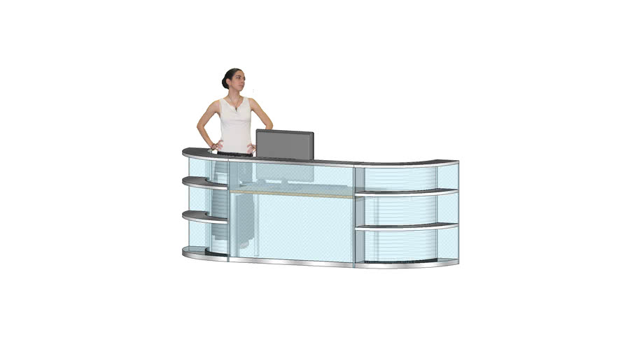 Glass Counter | 3D Warehouse