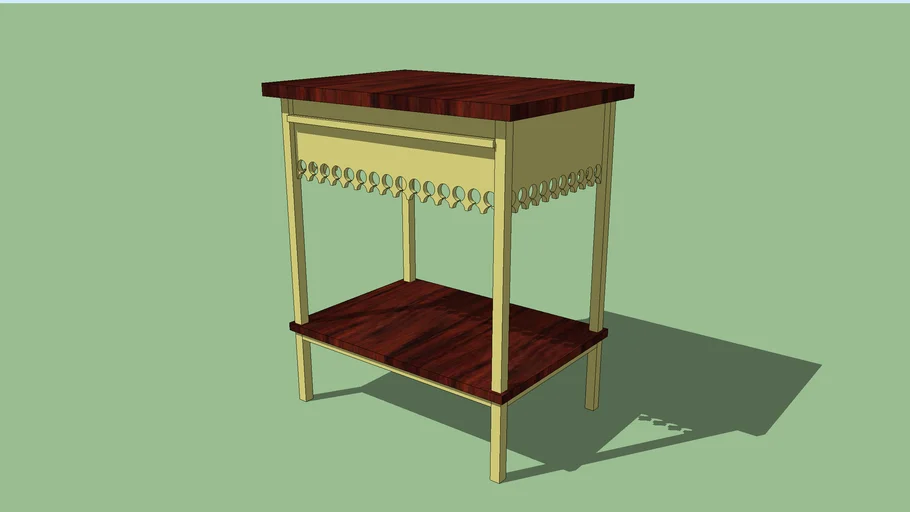 antique nightstand | 3D Warehouse