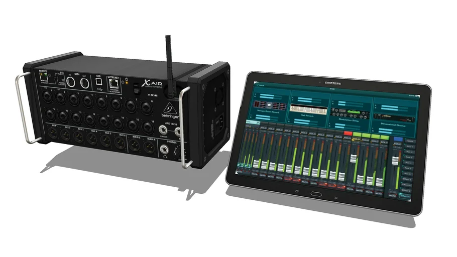 Behringer X Air XR18 Digital Video Mixer | 3D Warehouse