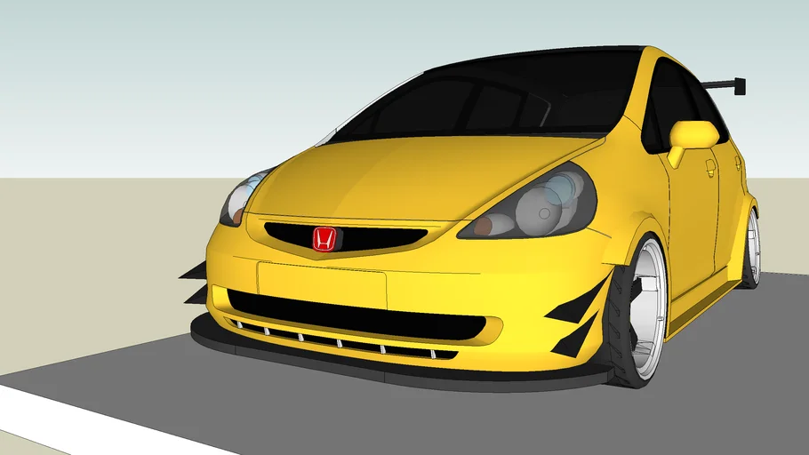 Honda Fit / Jazz GD3 widebody | 3D Warehouse