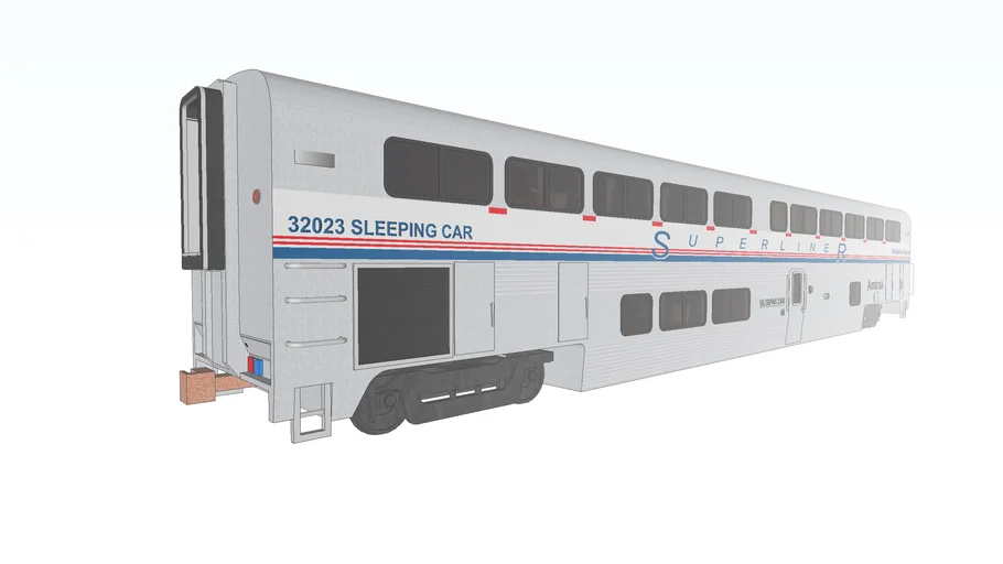Superliner Sleeper #32023 | 3D Warehouse