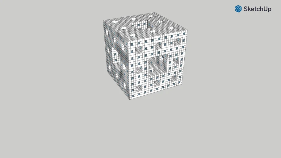 esponja de menger | 3D Warehouse