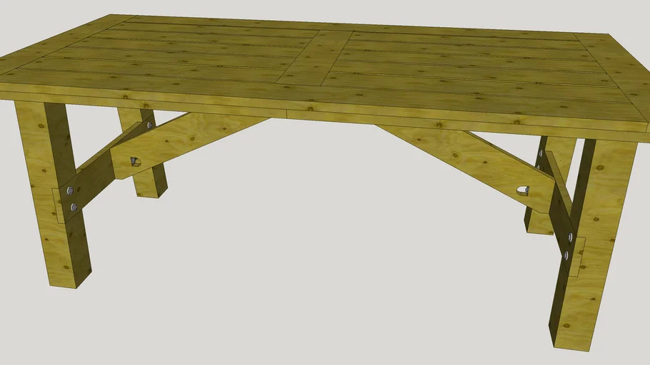 table wood | 3D Warehouse