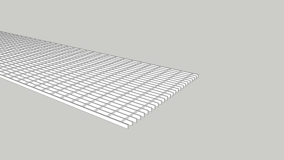 Plate Grating | 3D Warehouse