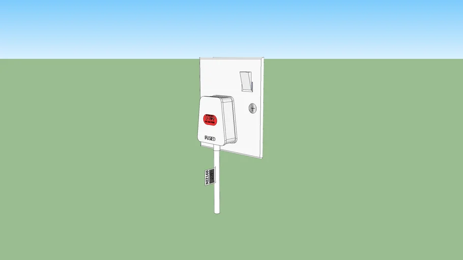 Fused Socket 13AMP | 3D Warehouse