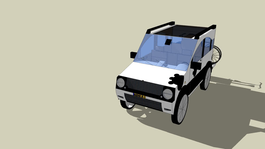 custom Fiat Panda 4X4 Cross + custom Twinny load | 3D Warehouse
