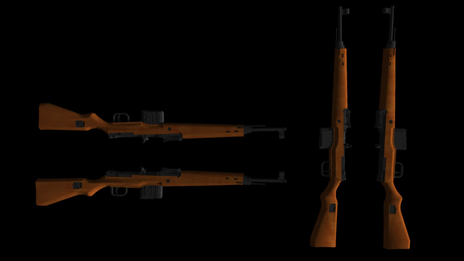 WWII German G43 RIFLE | 3D Warehouse