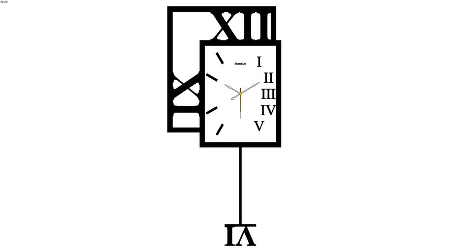 Reloj de Pared, Wall Clock.. | 3D Warehouse