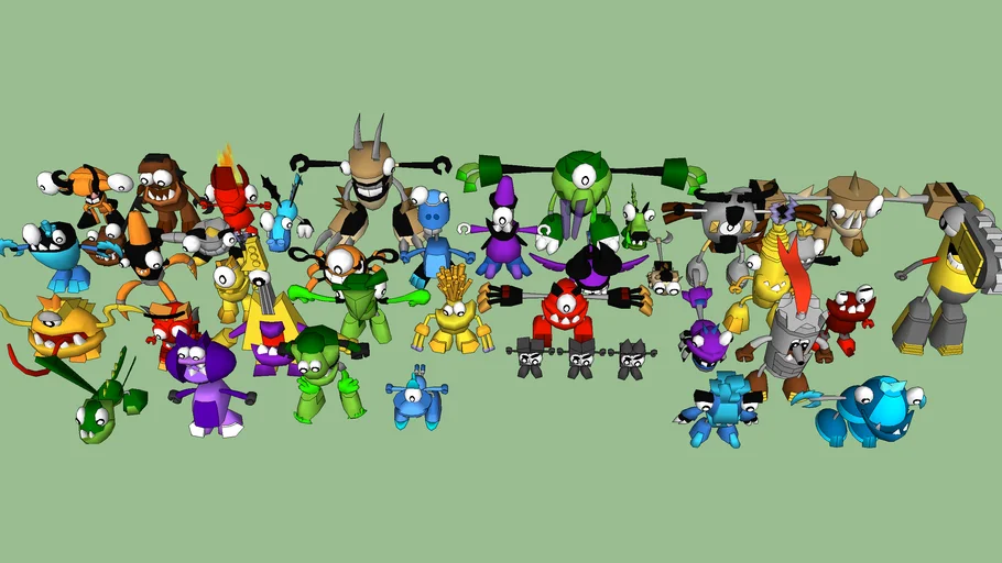 3d Mixels megapack | 3D Warehouse