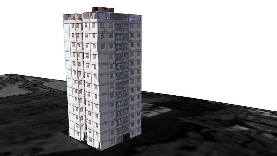 Edificio de Monoblocks-3 | 3D Warehouse