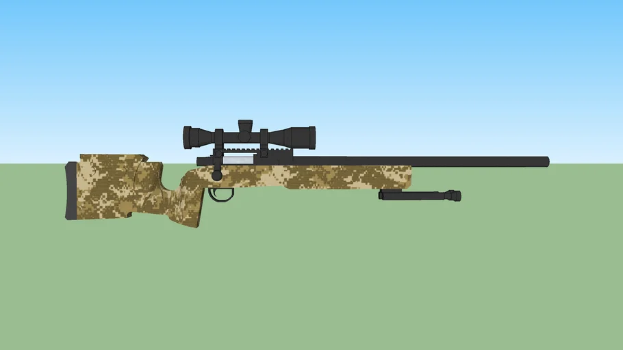 M40A3 sniper rifle | 3D Warehouse