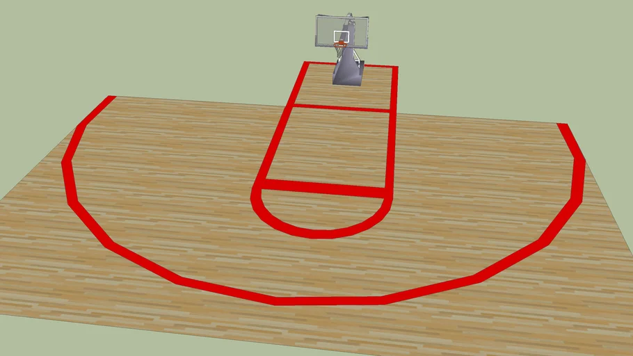 halfcourt basketball (2) | 3D Warehouse