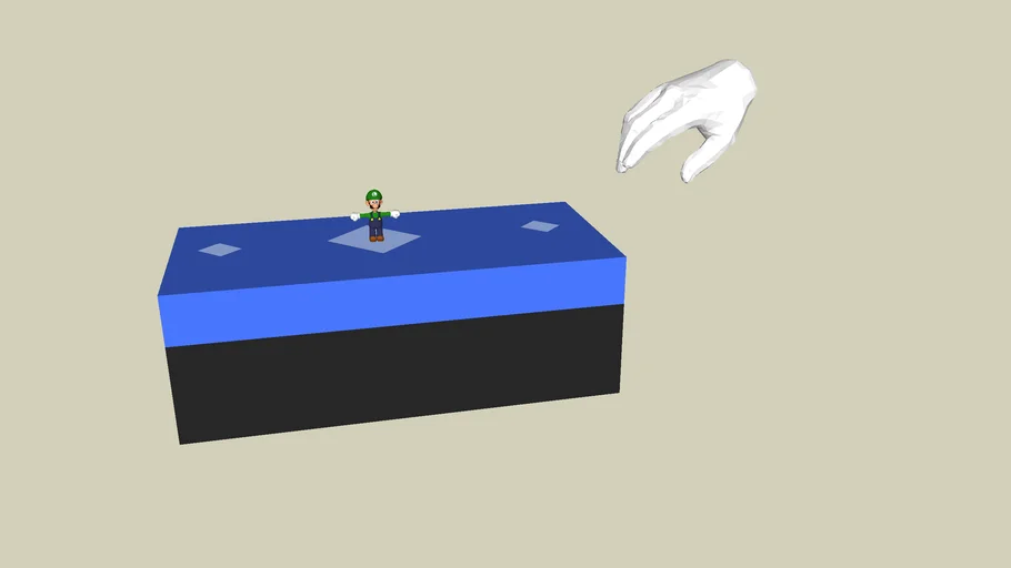 Super Smash Bros. Master hand | 3D Warehouse