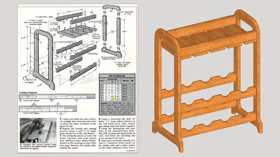 Wine Rack 1 | 3D Warehouse