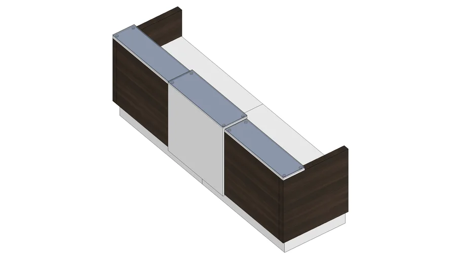 Reception desk 10 feet | 3D Warehouse