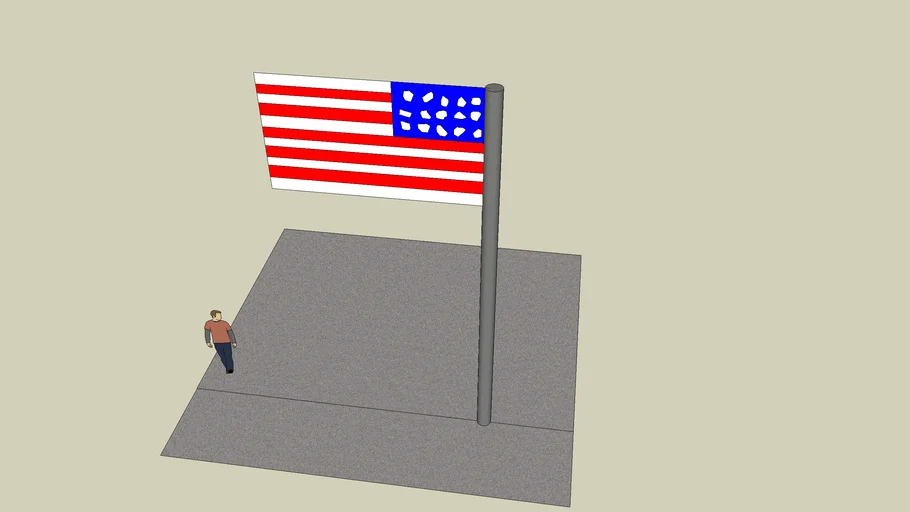 American Flag | 3D Warehouse