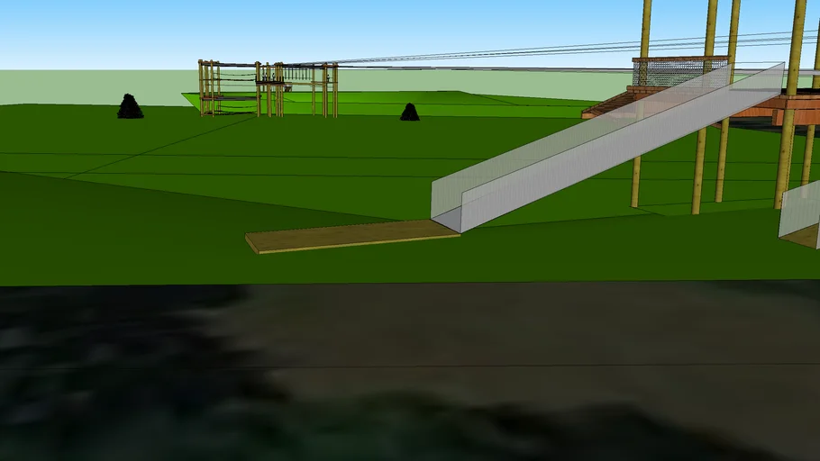 Rotary Camp Zip Line with Ground School | 3D Warehouse