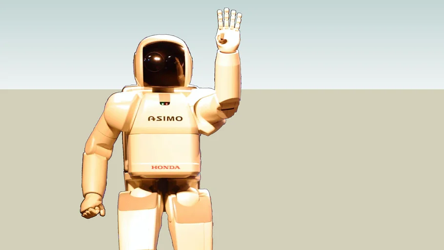 2D Asimo Robot | 3D Warehouse