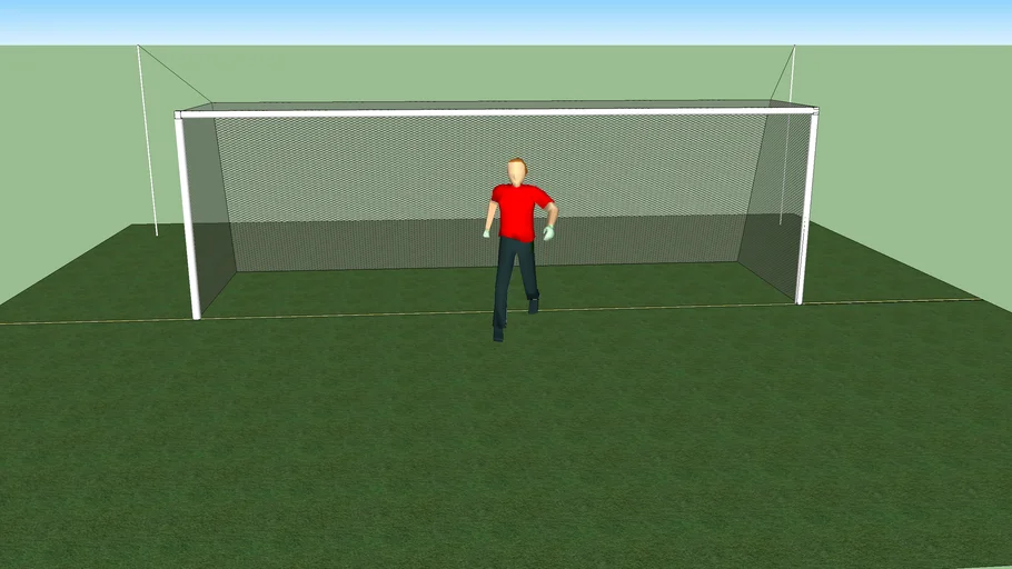 UPDATED GOAL AND GOALIE(PLEESE RATE) | 3D Warehouse
