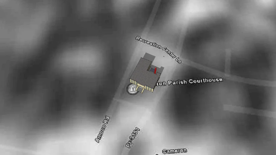 Cameron Parish Courthouse | 3D Warehouse