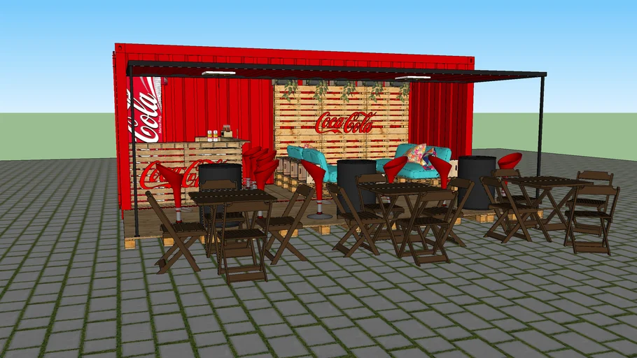 container coca cola | 3D Warehouse