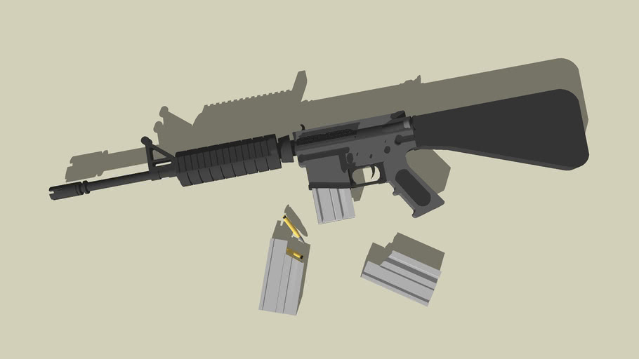 M16 Rifle | 3D Warehouse