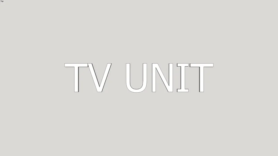 TV UNUT | 3D Warehouse