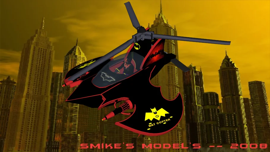 Bat Copter - Batman's Mini Chopper | 3D Warehouse