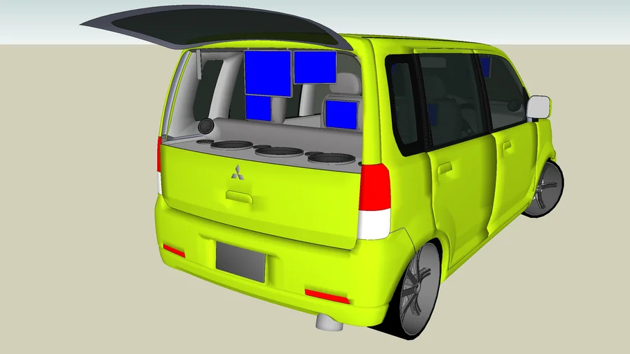 Tuned Mitsubishi EK | 3D Warehouse