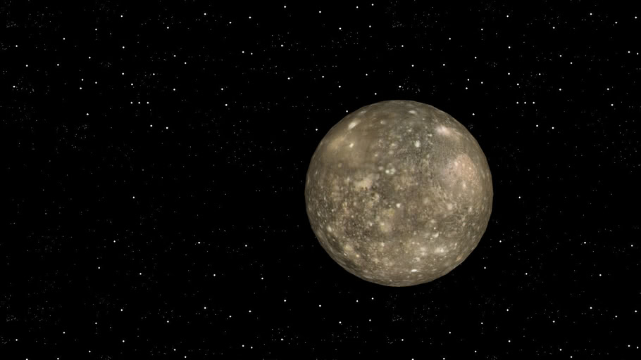 Jupiter's Moon - Callisto | 3D Warehouse