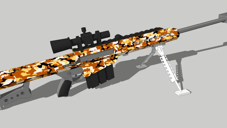 Barrett 50.Cal Sniper Rifle | 3D Warehouse
