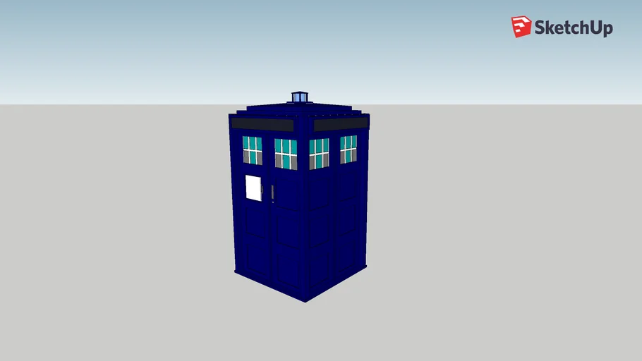 Custom Tardis Exterior v12 | 3D Warehouse