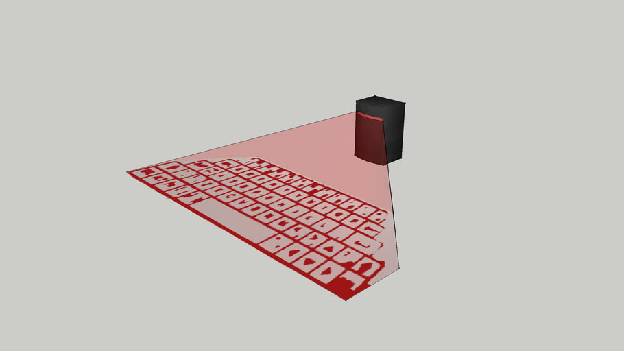 laser keyboard | 3D Warehouse