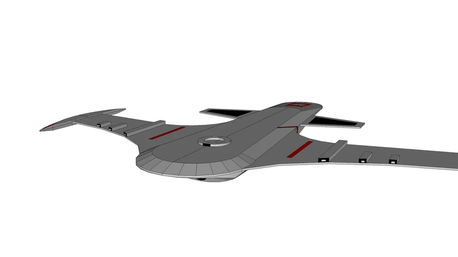 Que'tarian Raven Class Warbird | 3D Warehouse
