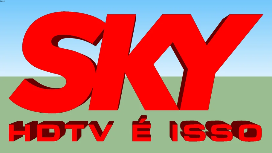 SKY Brasil logo | 3D Warehouse