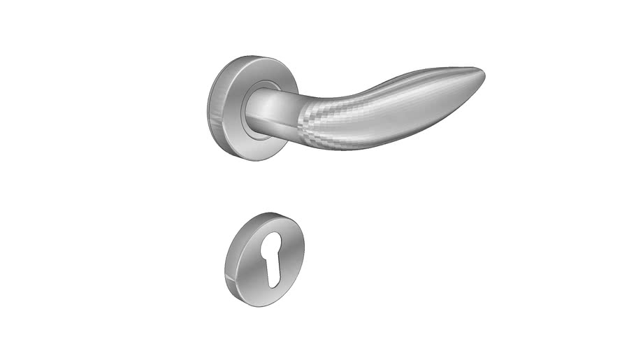 Lever Handle KEND HRE 75.108 US32D | 3D Warehouse