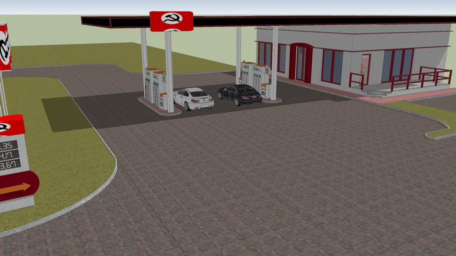 Komuniste4eskaya zapravka | 3D Warehouse