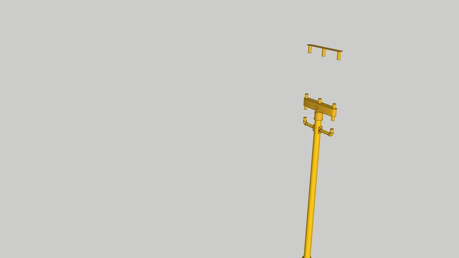 vintage Illinois signal post | 3D Warehouse