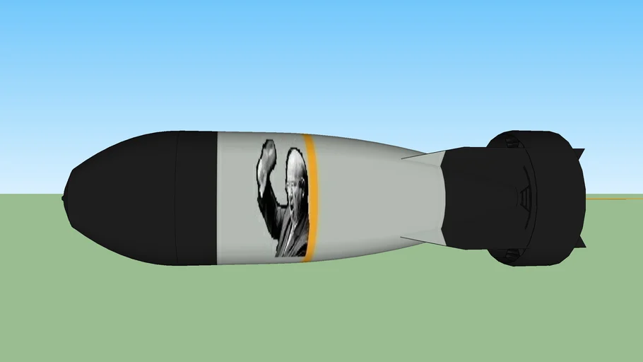 RDS-37 thermonuclear free-fall bomb | 3D Warehouse