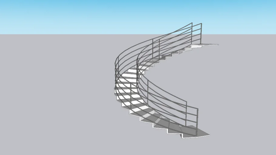 circular staircase | 3D Warehouse