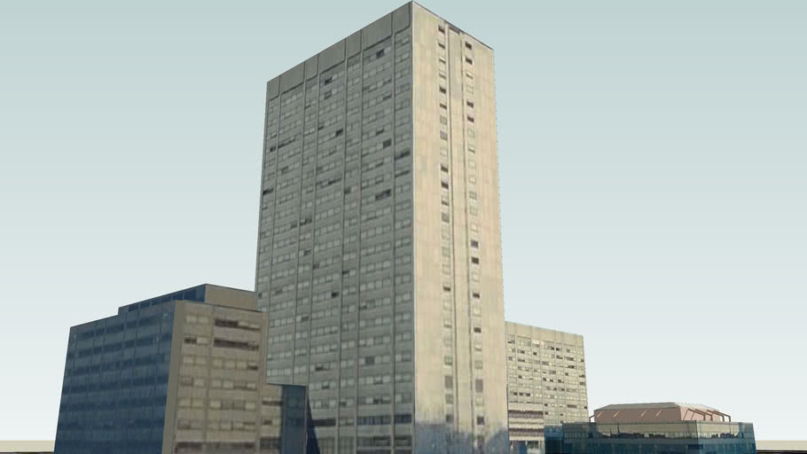 Building of the Ministry of trade of Spain | 3D Warehouse