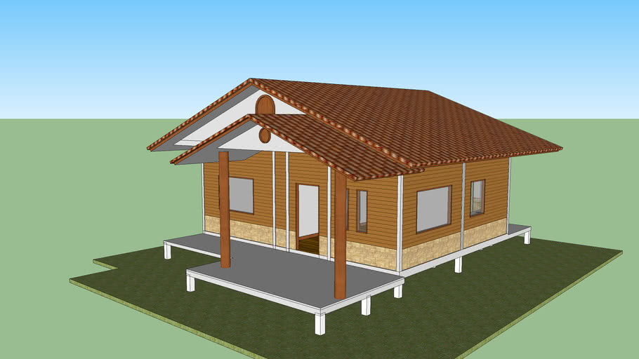 wood home | 3D Warehouse