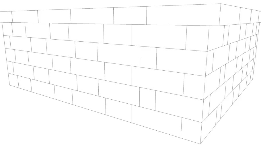 Pyzique Freestanding Wall with Corner and end | 3D Warehouse