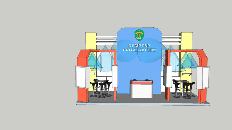 stand pameran | 3D Warehouse