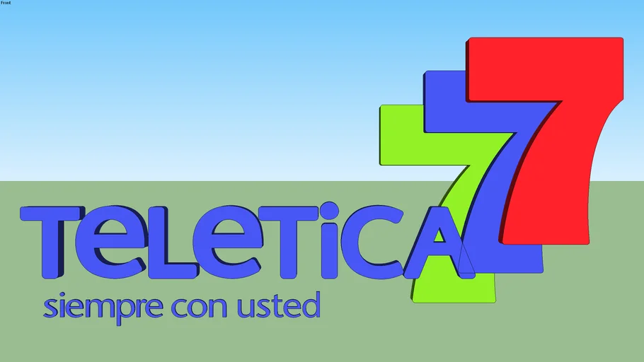Teletica logo 2015 | 3D Warehouse