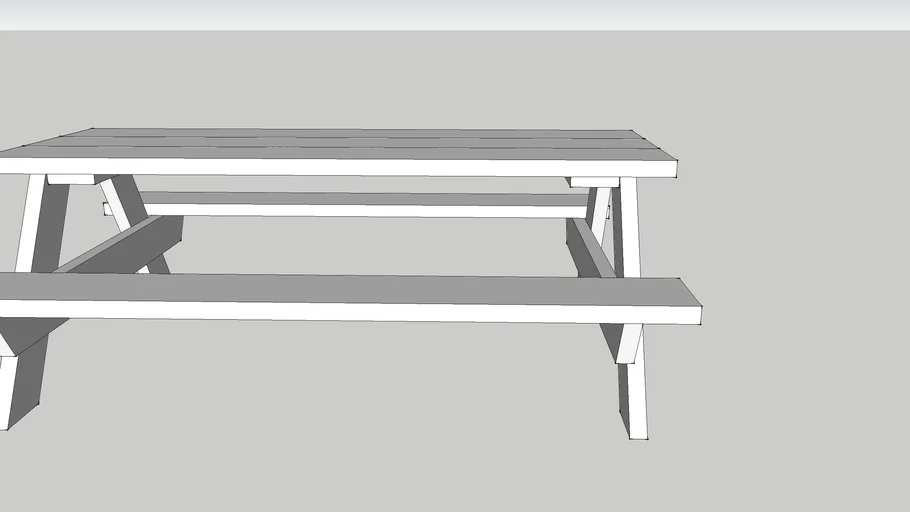 Picnic Table | 3D Warehouse