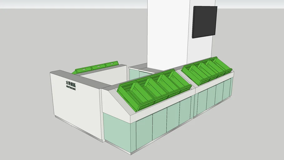 Fruit DISPLAY cabinet | 3D Warehouse